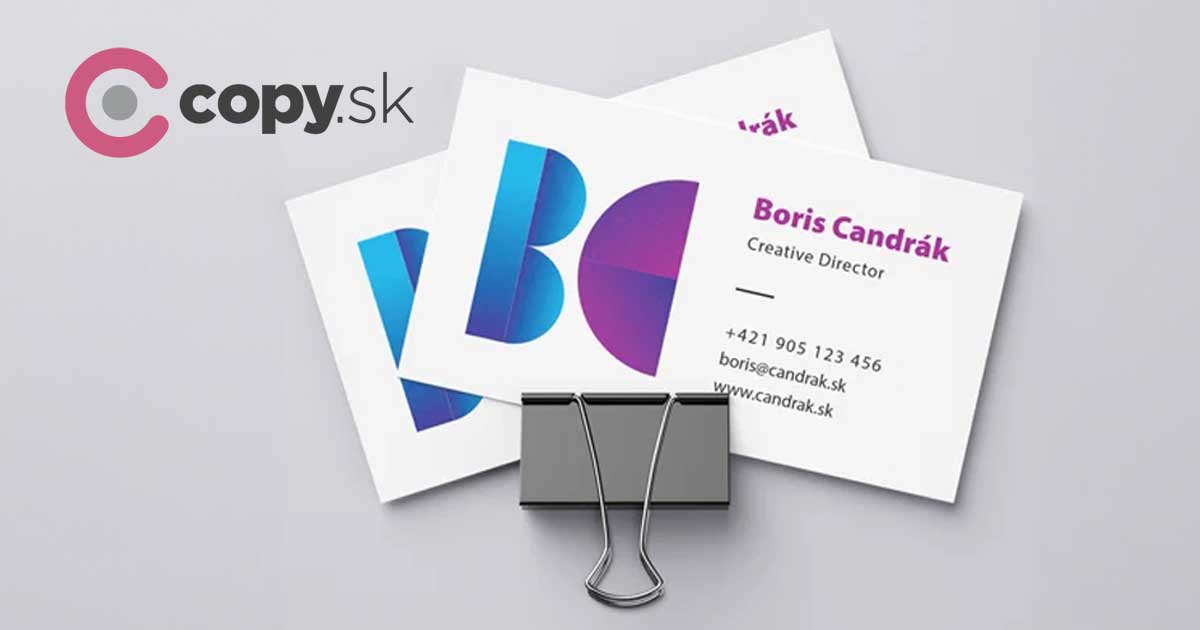 Vizitky I už od 20 ks I copy.sk | Copy.sk